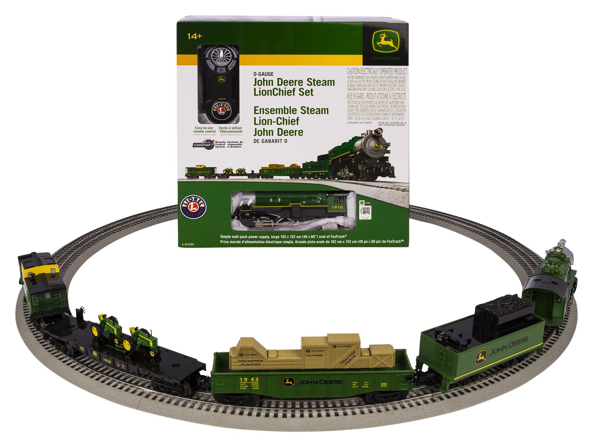 Lionel John Deere Steam LionChief Train Set | Bass Pro Shops